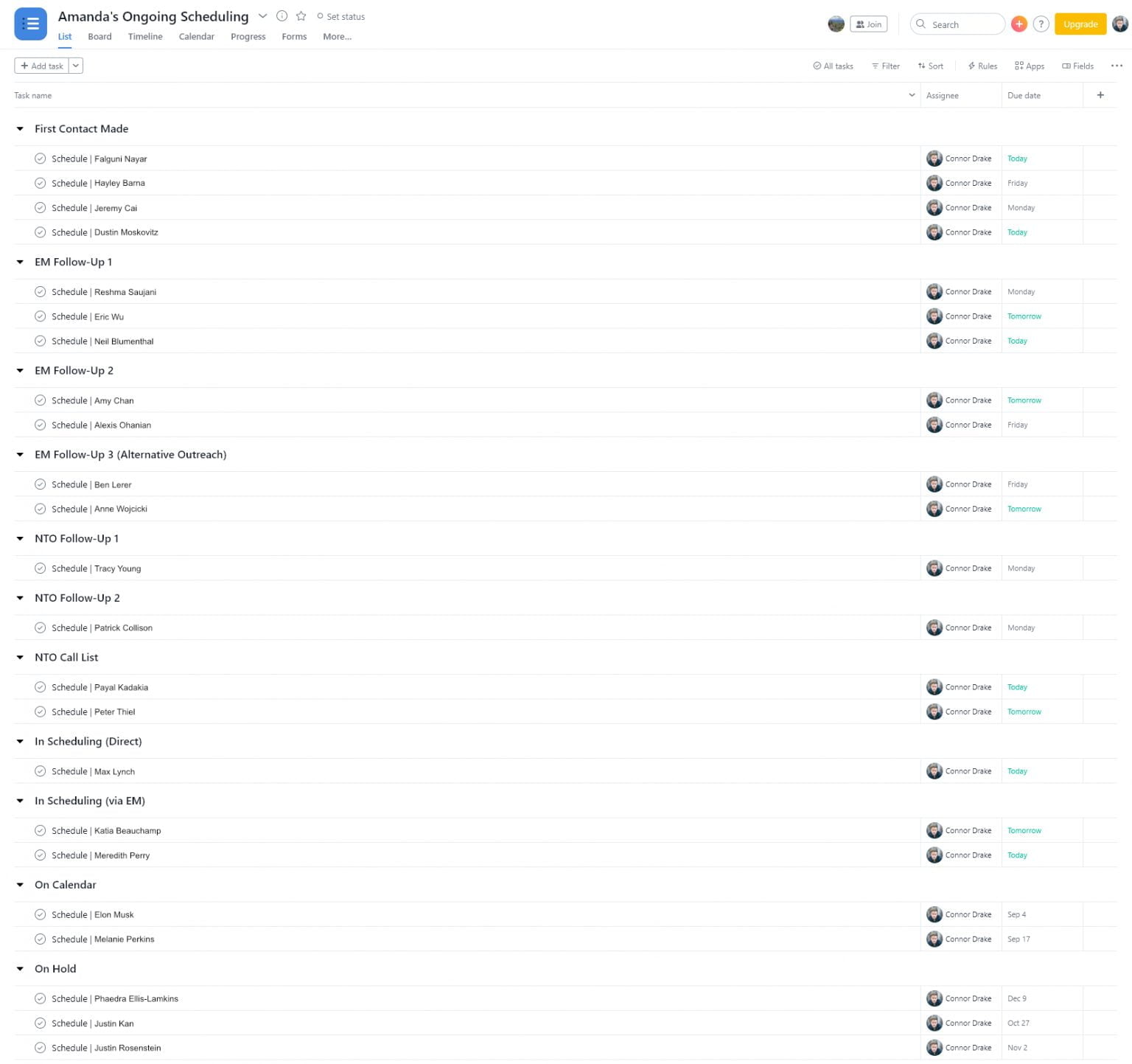 How To Use Asana To Manage Schedules (The Complete Guide)